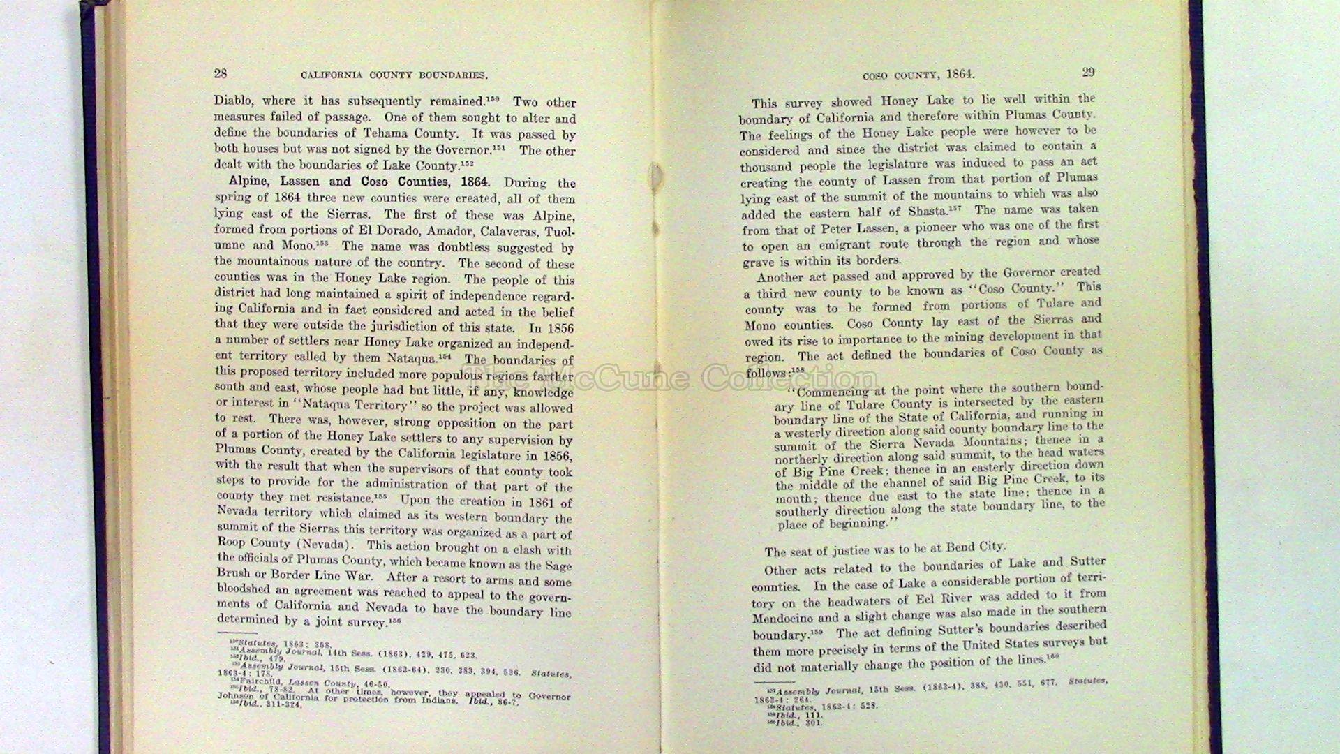 The Genesis of California Counties • The McCune Collection